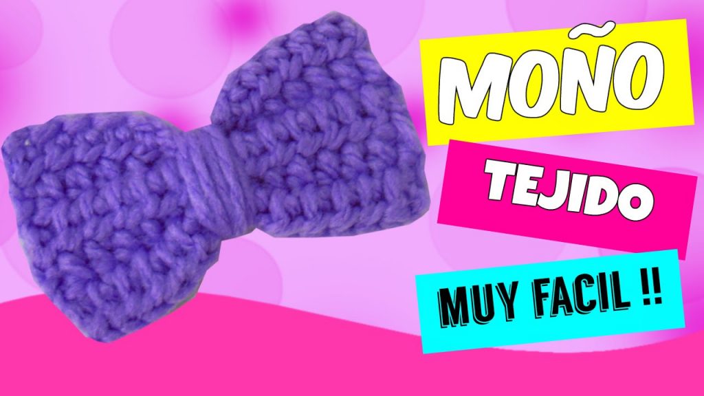 Moño tejido a Crochet MUY FACIL - ARTE CROCHET