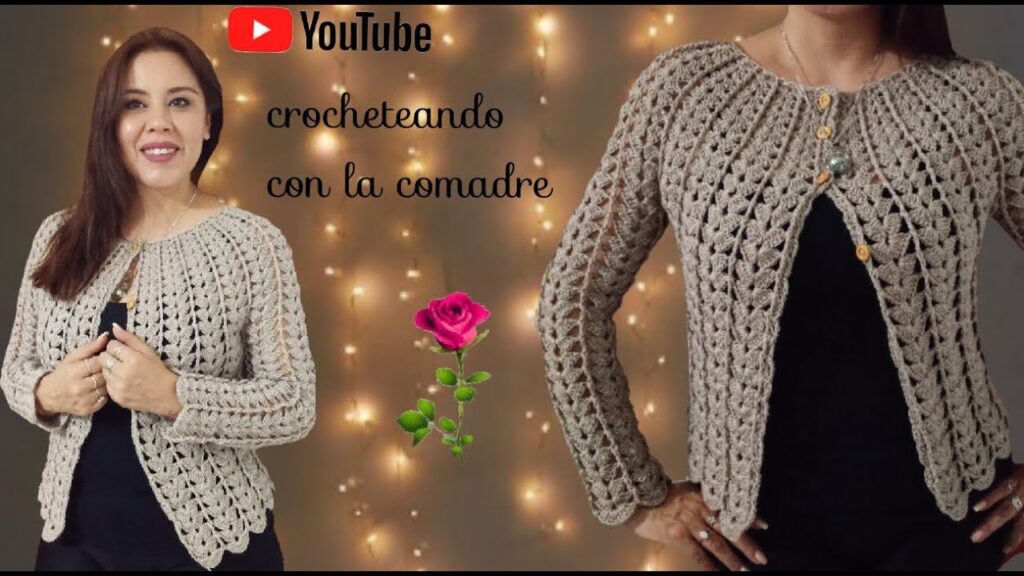 TUTORIAL COMO HACER SACO A CROCHET PARTE #1 TODAS LAS TALLAS - ARTE CROCHET